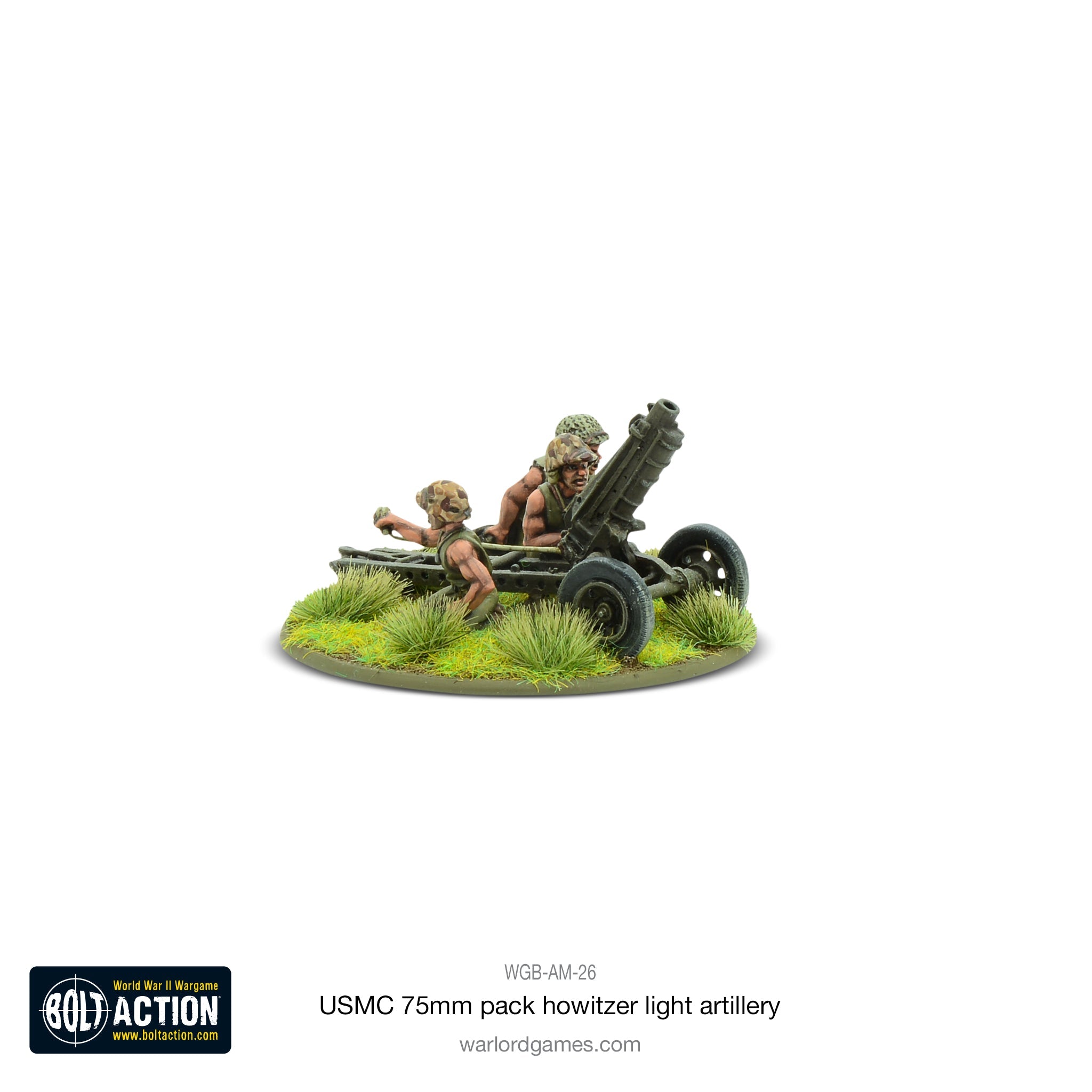 USMC 75mm pack howitzer light artillery – Warlord Games (Trade)