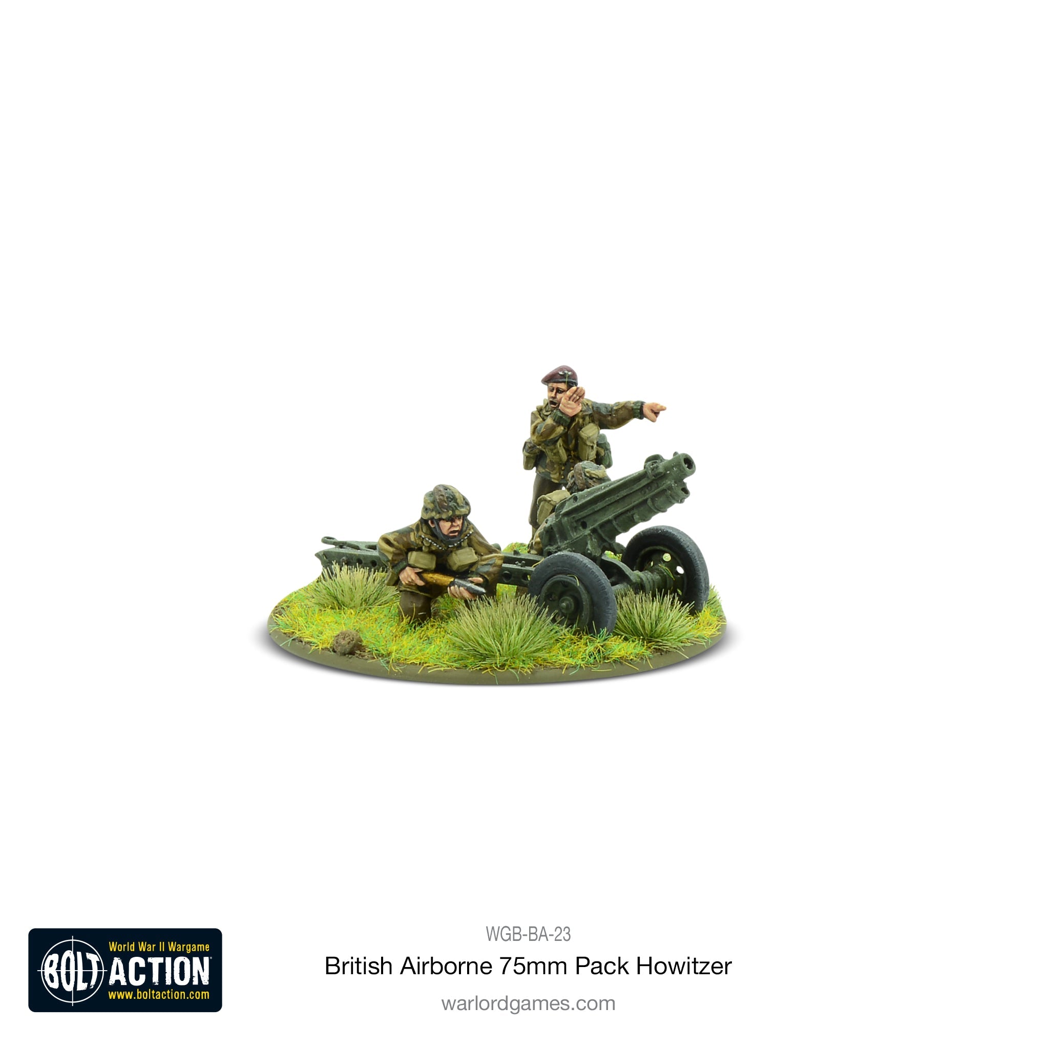 British Airborne 75mm Pack Howitzer – Warlord Games (Trade)